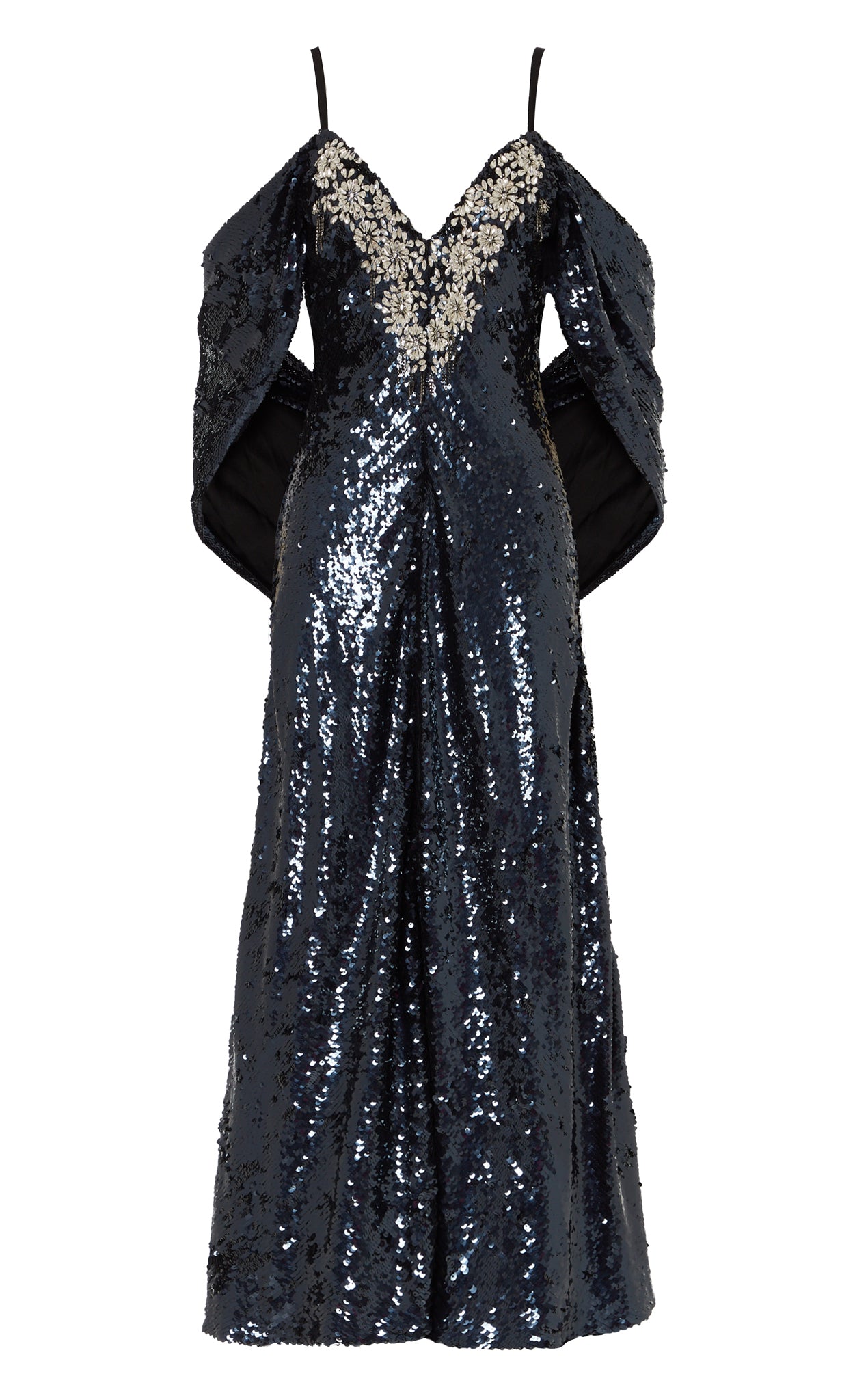 Salma Strappy Dress - Midnight | Dresses & Jumpsuits | Temperley London – Temperley London (UK)