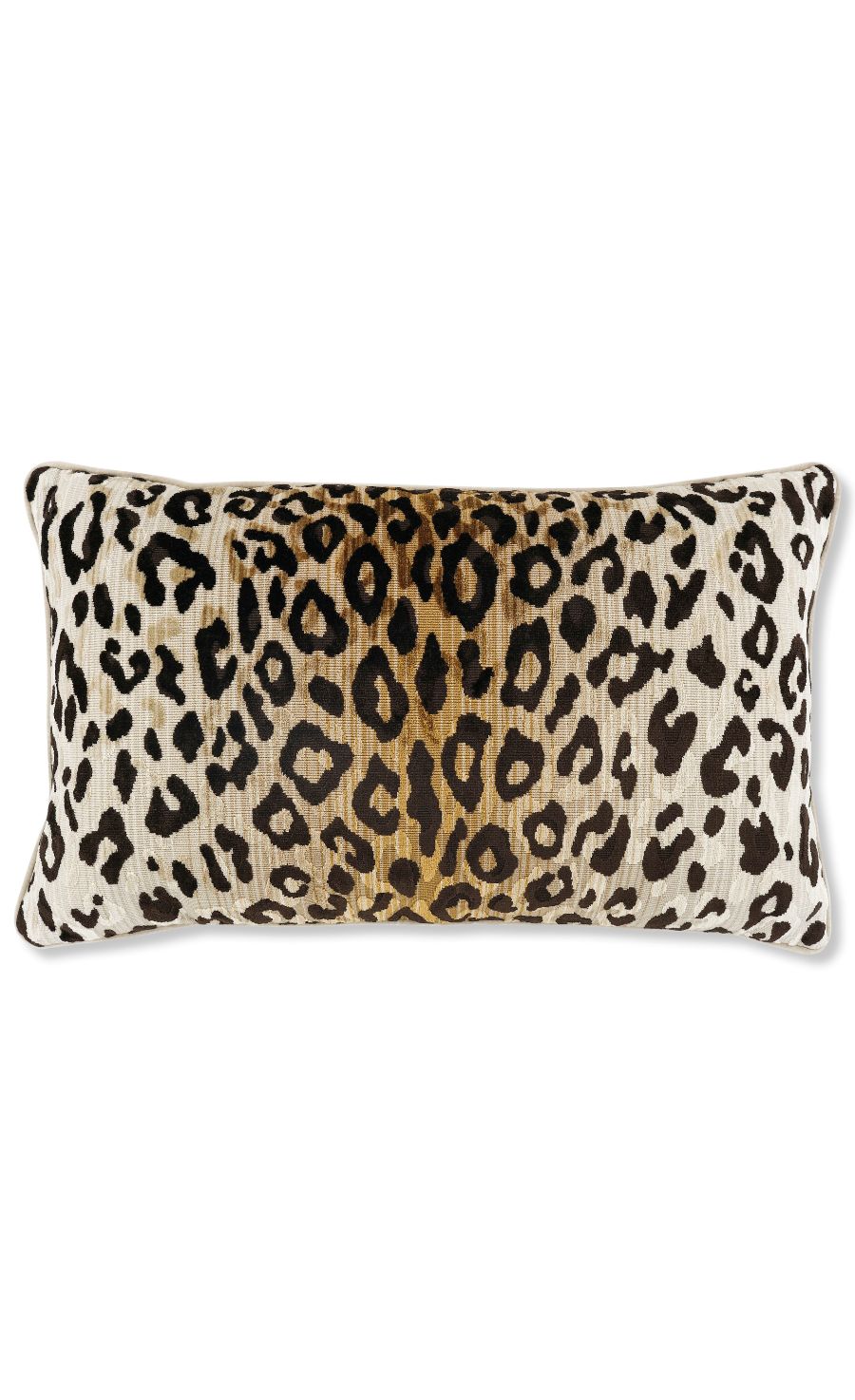 Mimi Velvet Rectangle Cushion - Tan | Cushions | Temperley x Romo ...
