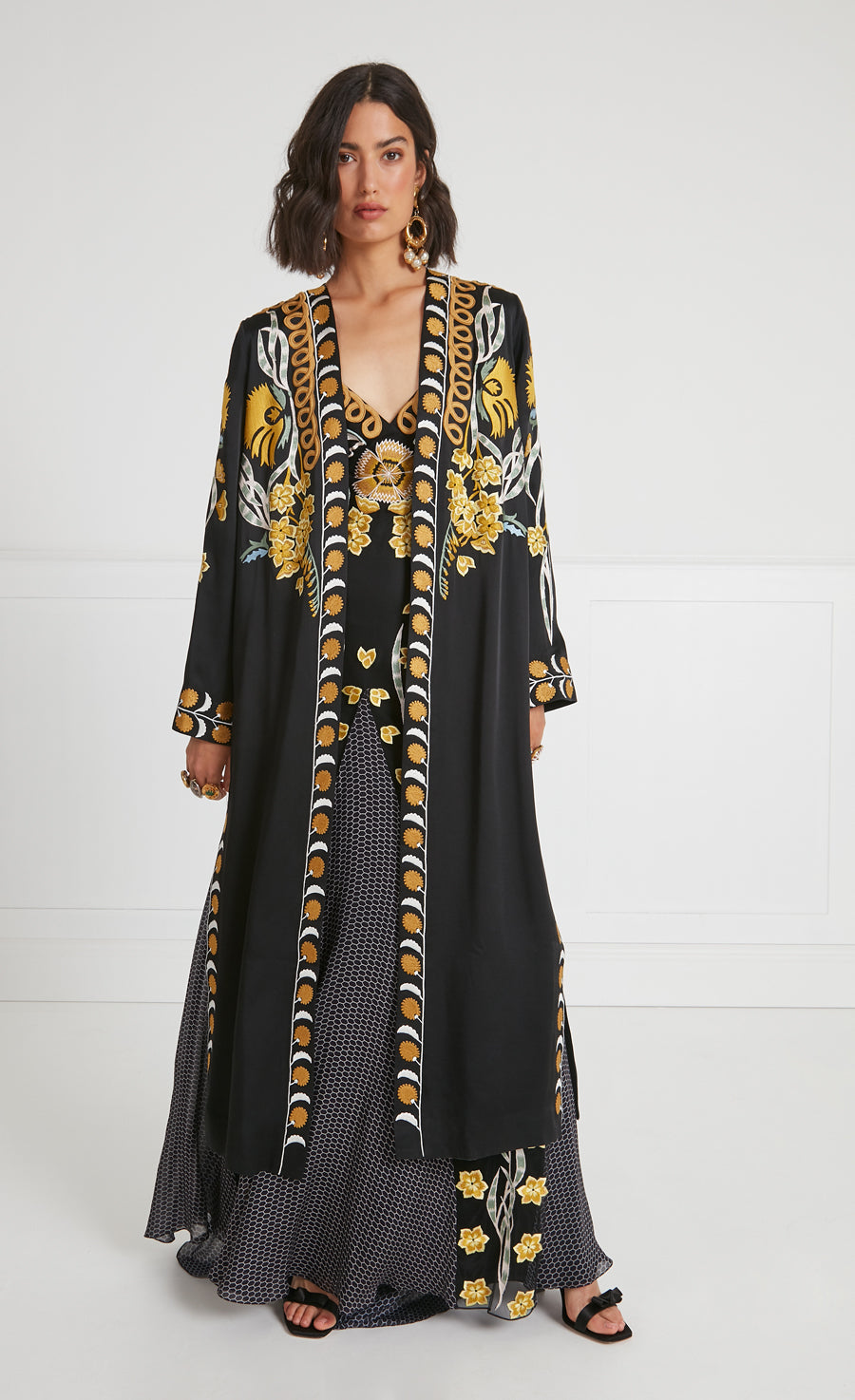Remi Kimono - Black | Kaftans & Kimonos | Temperley London – Temperley ...