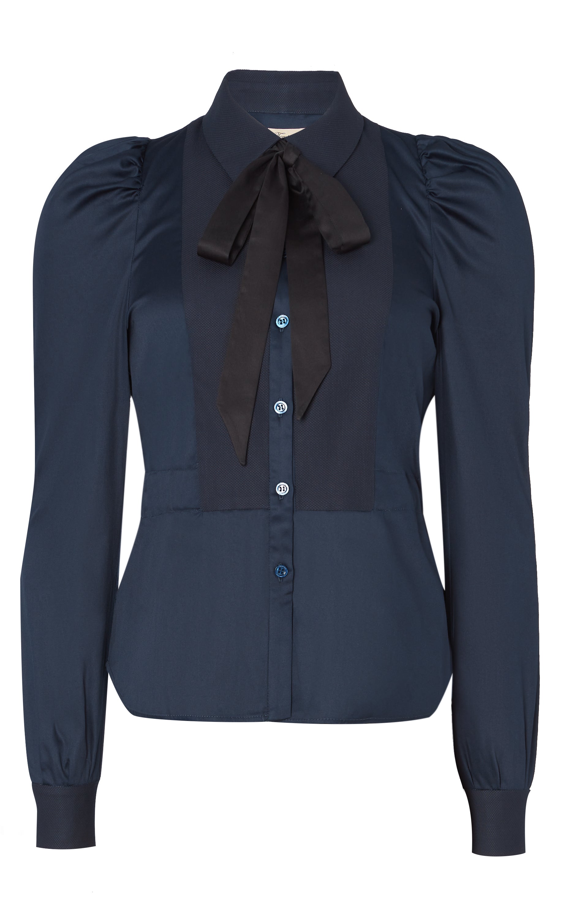 Lucien Shirt - Navy | Tops | Temperley London – Temperley London (UK)